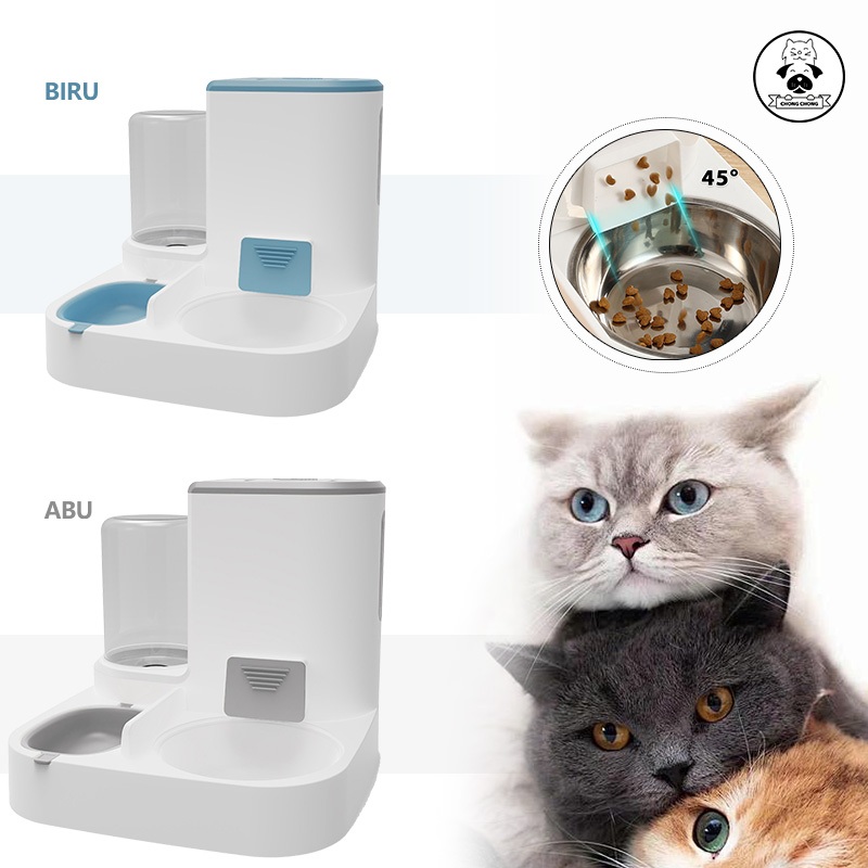 Jual ChongChong-Pet Feeder Otomatis 2 in 1 Automatic Untuk Anjing Dan ...