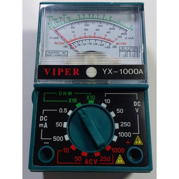 Jual Multitester 1000 A 5.5 cm x 8.5 cm Hijau | Shopee Indonesia