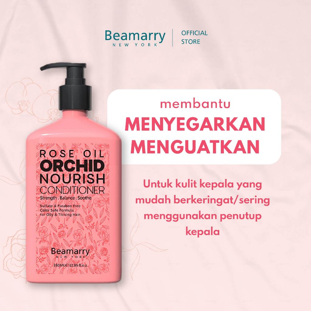 Jual Beamarry Hair Care | Conditioner Rose Oil Orchid Nourish 380ml ...