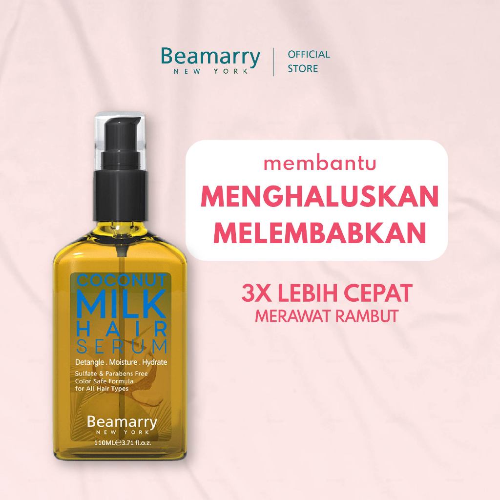 Jual Beamarry Hair Care | 2in1 Hair Serum Tonic Coconut Milk Moisture ...