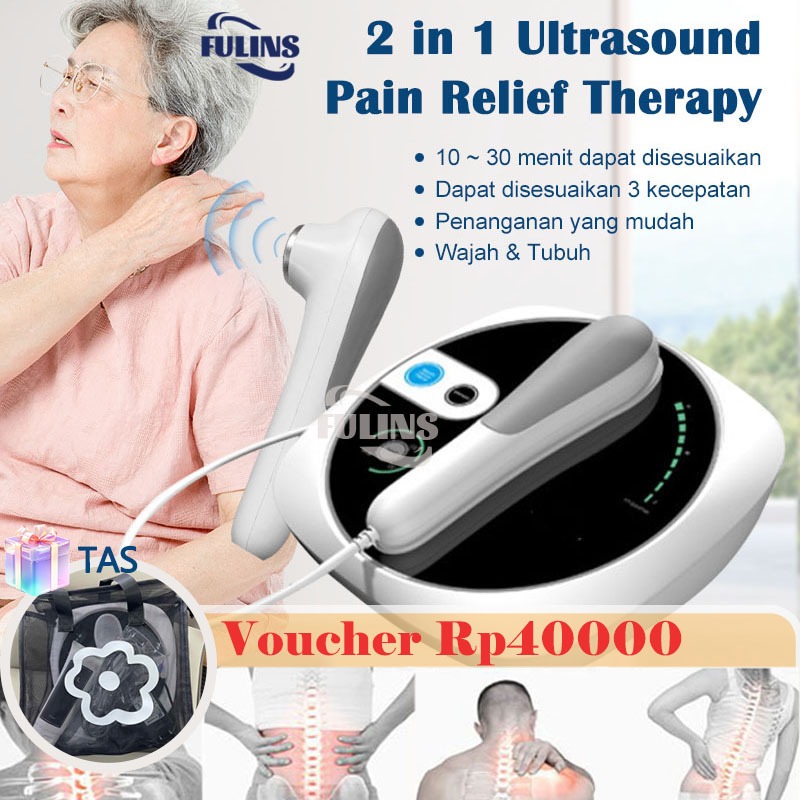 Jual ️100%ori&Garansi Satu Tahun ️ 2in1 Ultrasound Pain Relief Therapy ...