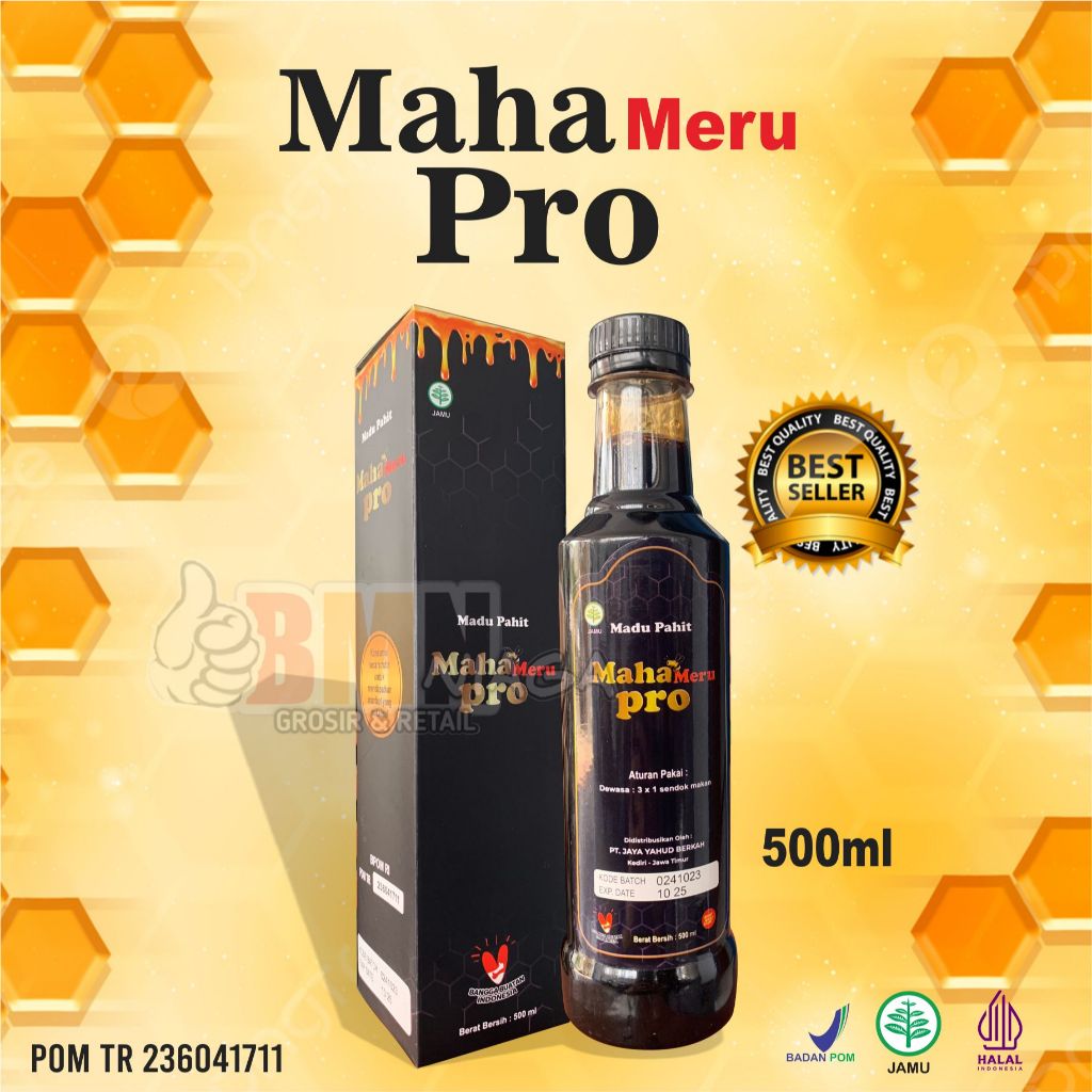 Jual Mahameru Pro 500ML DAN 280ML / MADU HITAM PAHIT / MADU HERBAL ...