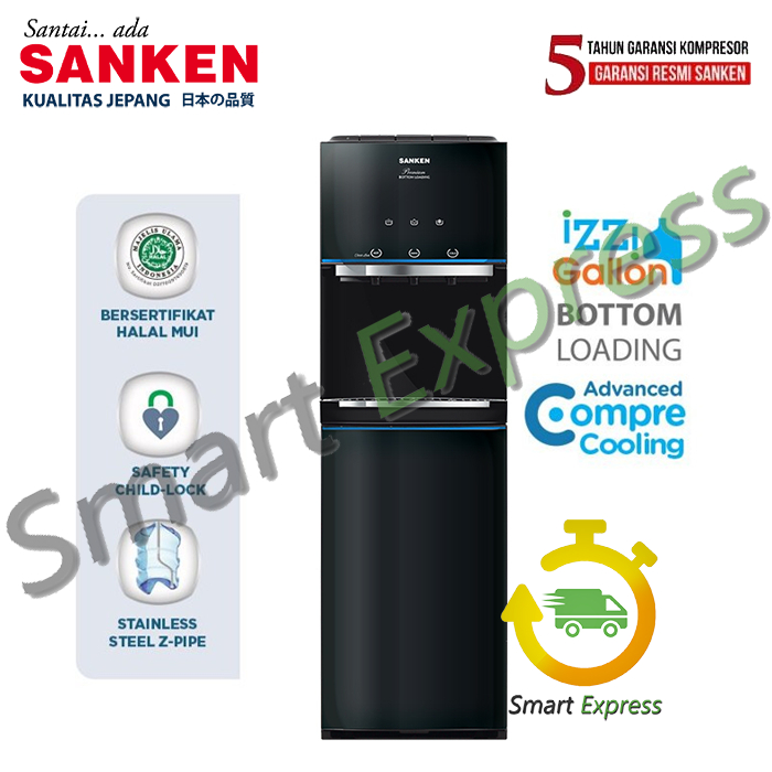 Jual DISPENSER SANKEN HWD-C590G-BK / HWDC590GBK / HWDC590 / HWD-C 590 GBK - (GALON BAWAH ...