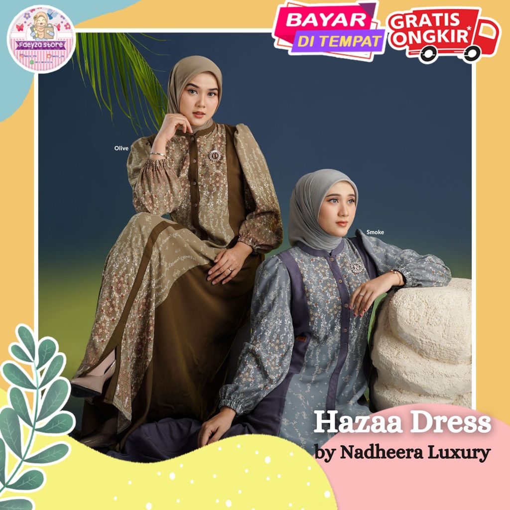 Jual Hazaa Dress ORI by Nadheera Luxury | Shopee Indonesia