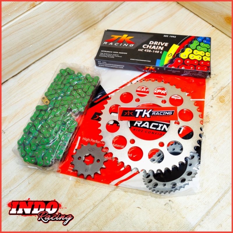 Jual Gear Gir Set TK Racing 428 Full Set Vixion Old New R15 v1 v2 Mx ...