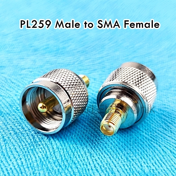 Jual Konektor Adapter Konverter PL259 Male to SMA Female Sambungan HT ke Antena Luar | Shopee ...