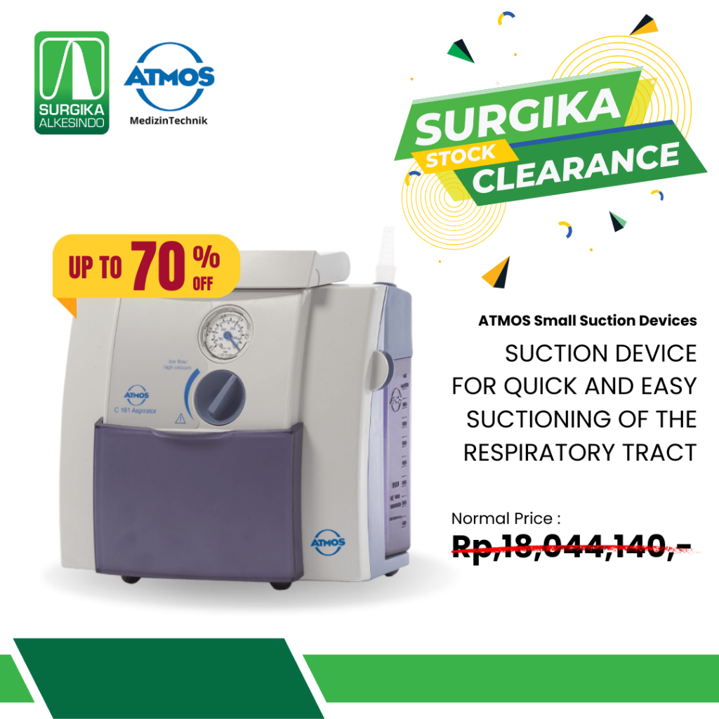 Jual ATMOS A161 Small Suction Devices Aspirator Alat pengisap saluran ...