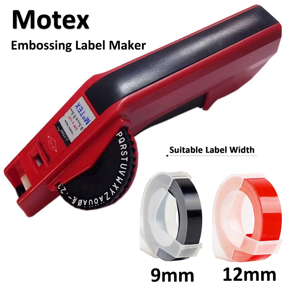Jual Motex Label Maker emboss Motex E505 E5500 | Shopee Indonesia