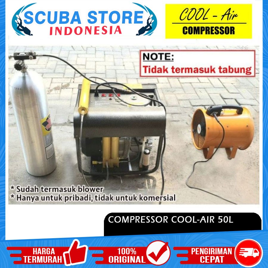 Jual Compressor Cool-Air 50L Electric Kompressor Listrik Elektrik ...