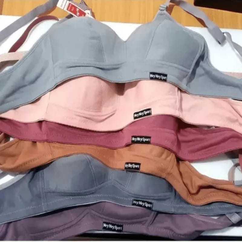 Jual 6 PCS bra sport Tanpa busa wanita dewasa murah meriah / BH tanpa kawat Tanpa Busa | Shopee ...