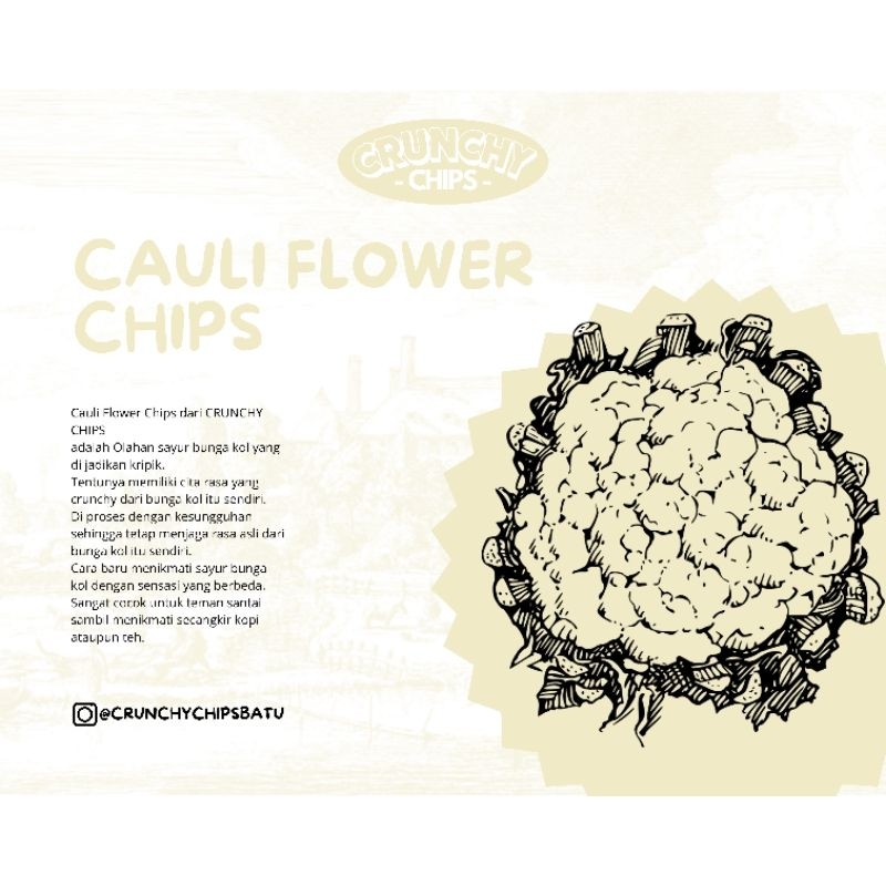 Jual Cauli Flower Chips ( keripik Bunga Kol ) Oleh - Oleh Khas KOTA ...