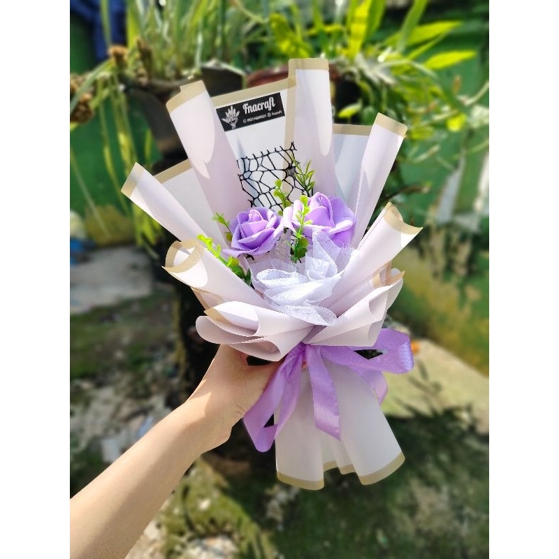 Jual BUKET BUNGA MINI/BUKET SPONS 2 TANGKAI | Shopee Indonesia