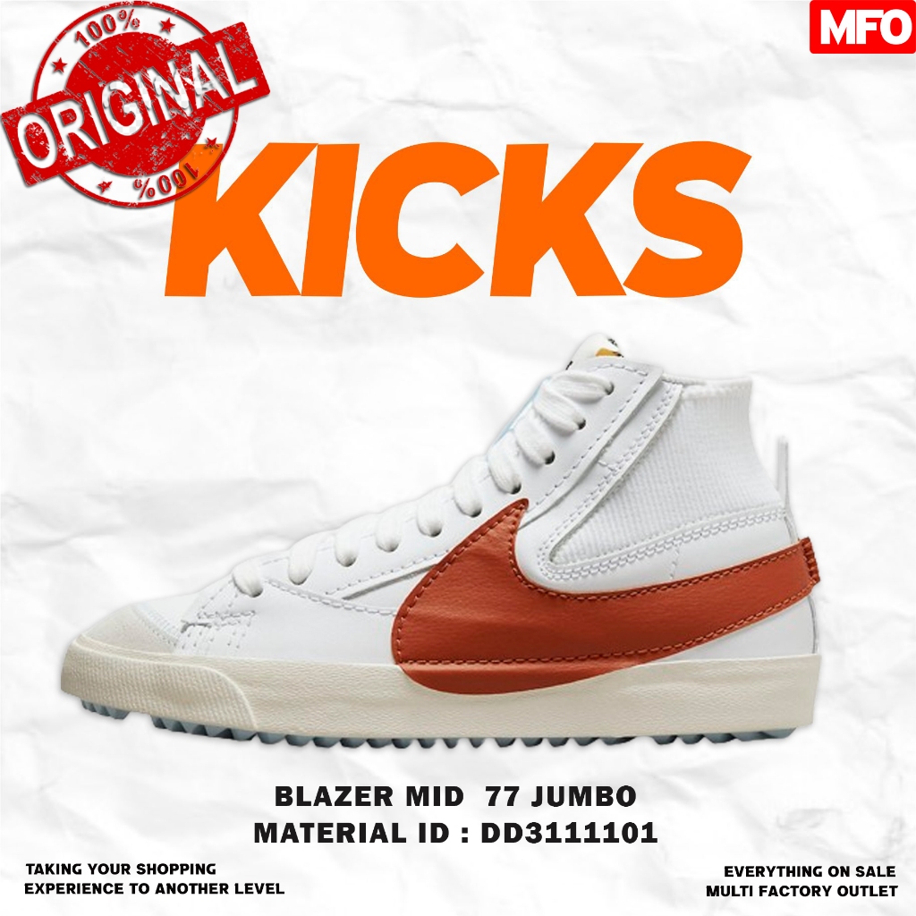 Jual BLAZER MID 77 JUMBO SEPATU CASUAL PRIA DD3111101 | Shopee Indonesia