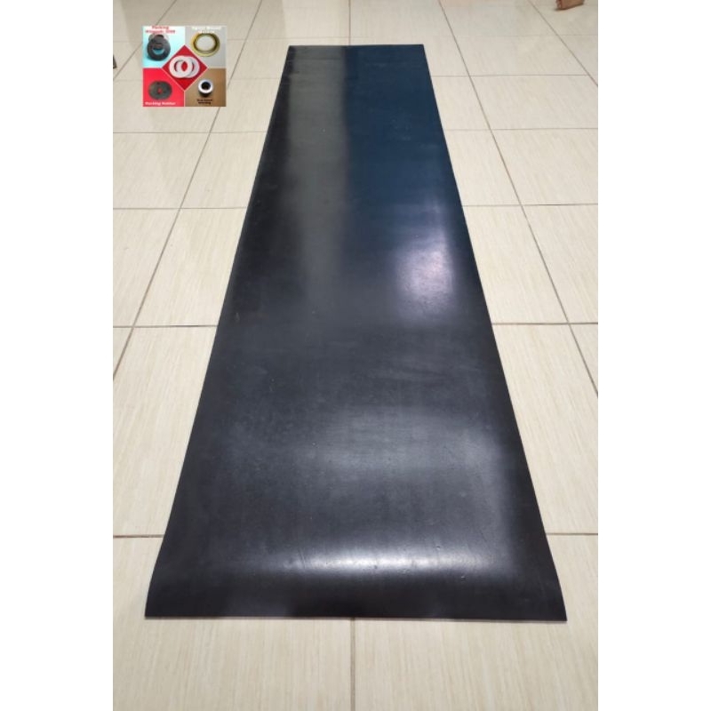 Jual Karet Hitam Lembaran Potongan Tebel 5mm x 60cm x 150cm | Shopee ...