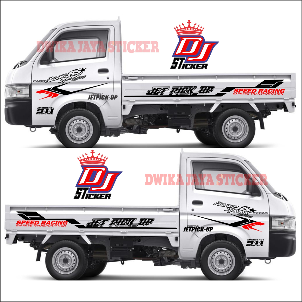 Jual Stiker mobil pick up new carry stiker variasi body pick up new ...