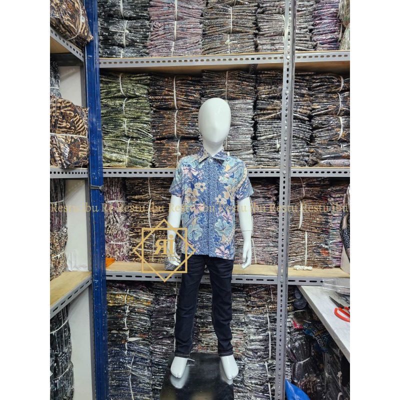 Jual BAJU BATIK ANAK KEKINIAN SET BATIK ANAK ANAK USIA ANAK DARI UMUR 2 ...