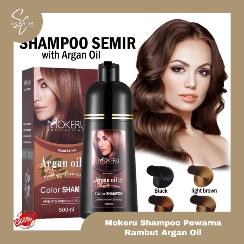 Jual SHAMPOO PEWARNA RAMBUT MOKERU HAIR COLOR 500 ML | MOKERU KERATIN ...