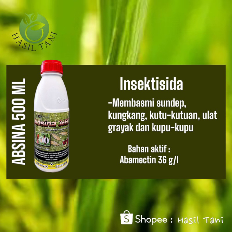 Jual ABSINA 500 Ml (Abamektin 36 g/l) | Shopee Indonesia