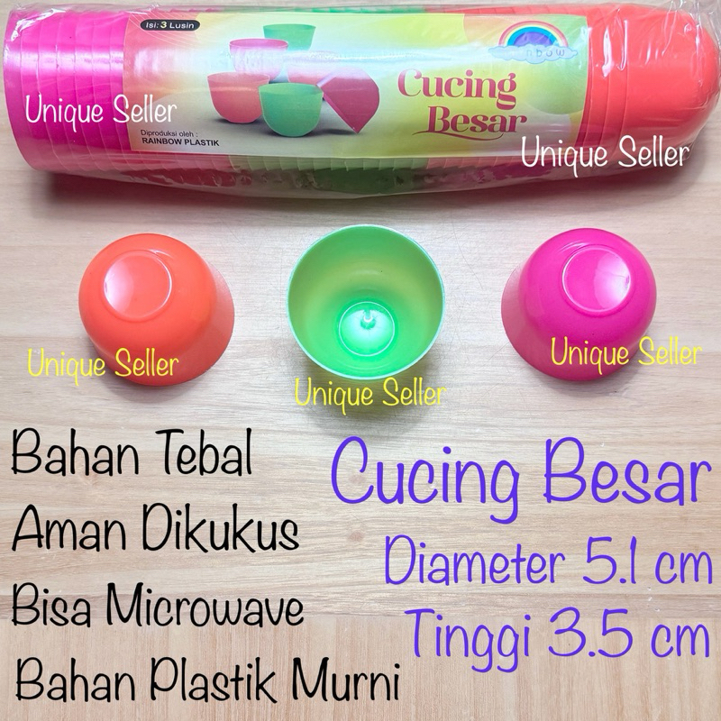 Jual [Isi36] Cetakan Cucing Besar 5 cm Warna Warni / Cetakan Kue ...