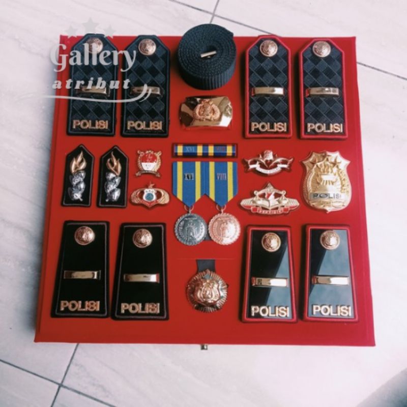 Jual pangkat PDH PDU sepaket IPDA polisi custom | Shopee Indonesia