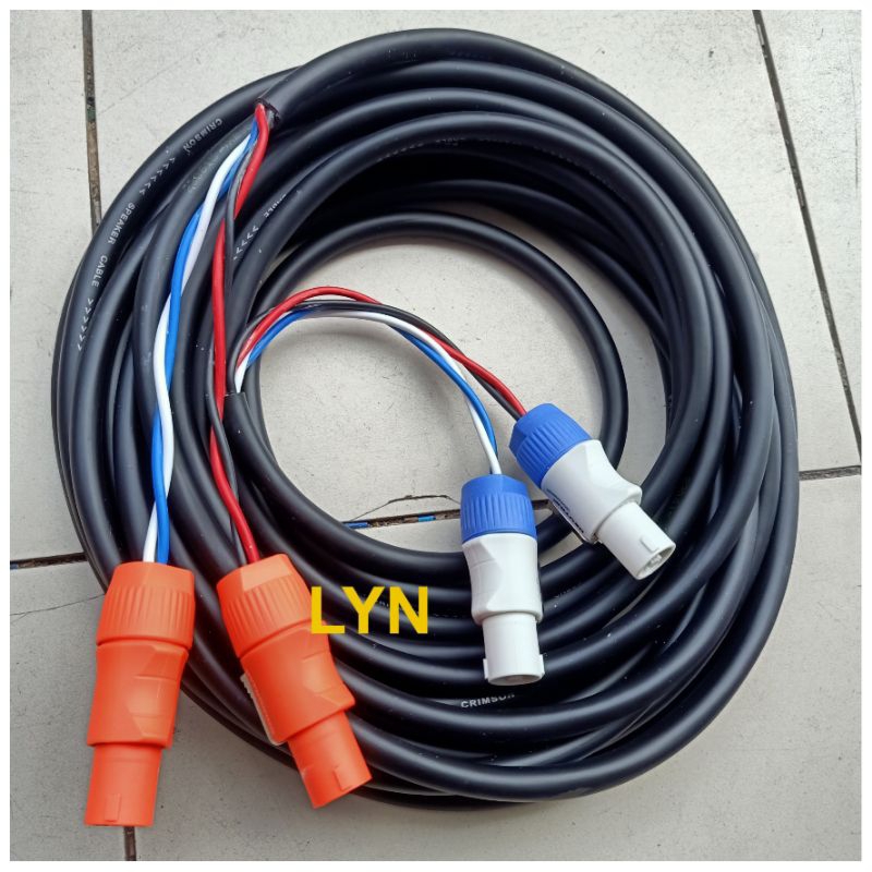 Jual KABEL SPEAKER CRIMSON 4x1,5 TERPASANG SPIKON SPIKON PANJANG 15 ...
