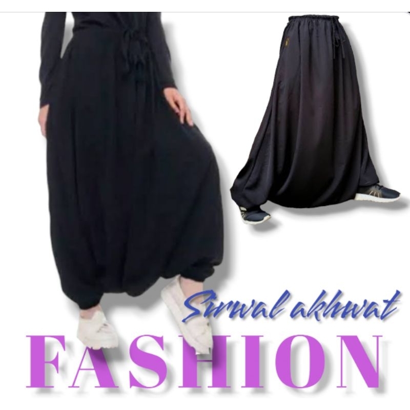 Jual god / sirwal akhwat olahraga muslimah / rok joger ukuran standar ...