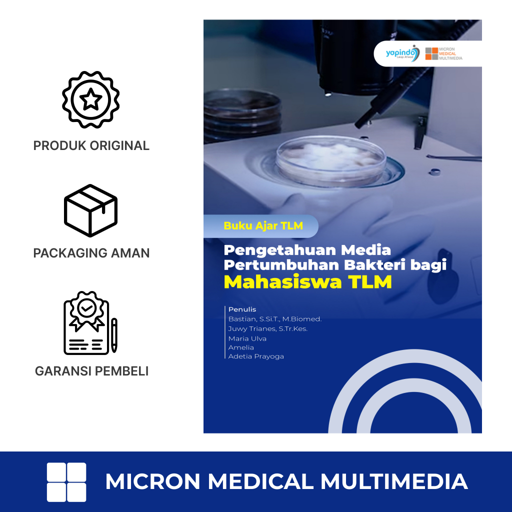 Jual Yapindo Buku Ajar Pengetahuan Media Pertumbuhan Bakteri Bagi ...