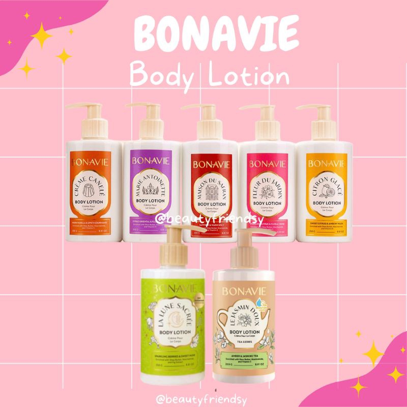 Jual BONAVIE Body Lotion - Inspired Luxury Parfume | Shopee Indonesia
