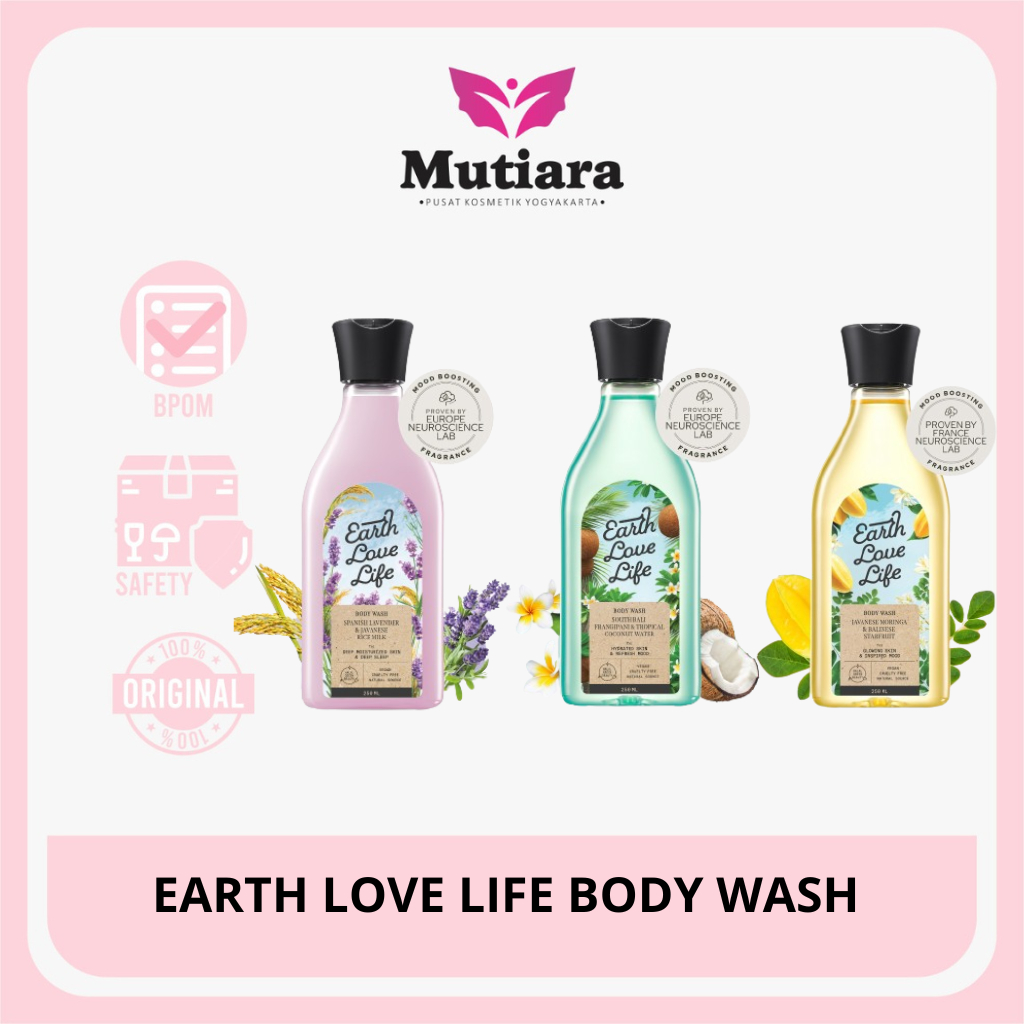 Jual EARTH LOVE LIFE BODY WASH 250ML | Shopee Indonesia