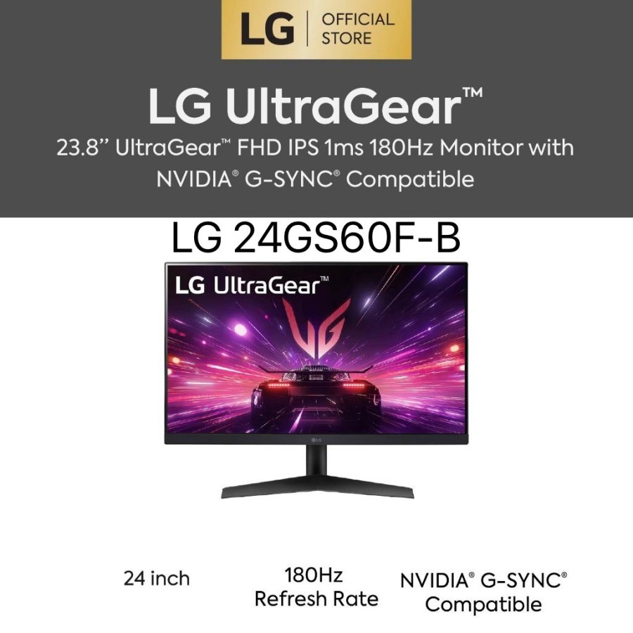Jual Monitor LED LG 24GN600 / 24GN600-B IPS 144hz HDR Freesync ...