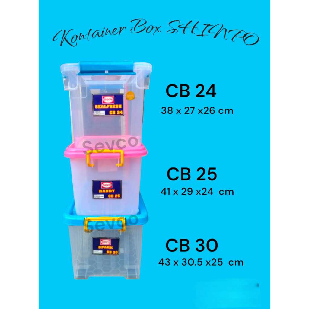 Jual CONTAINER KONTAINER STORAGE BOX SHINPO CB 20 CB 24 CB 25 CB 30 ...