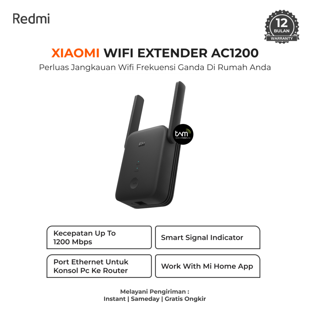 Jual Xiaomi AC1200 / Xiaomi Mi WiFi Range Extender AC1200 - Xiaomi Wifi ...