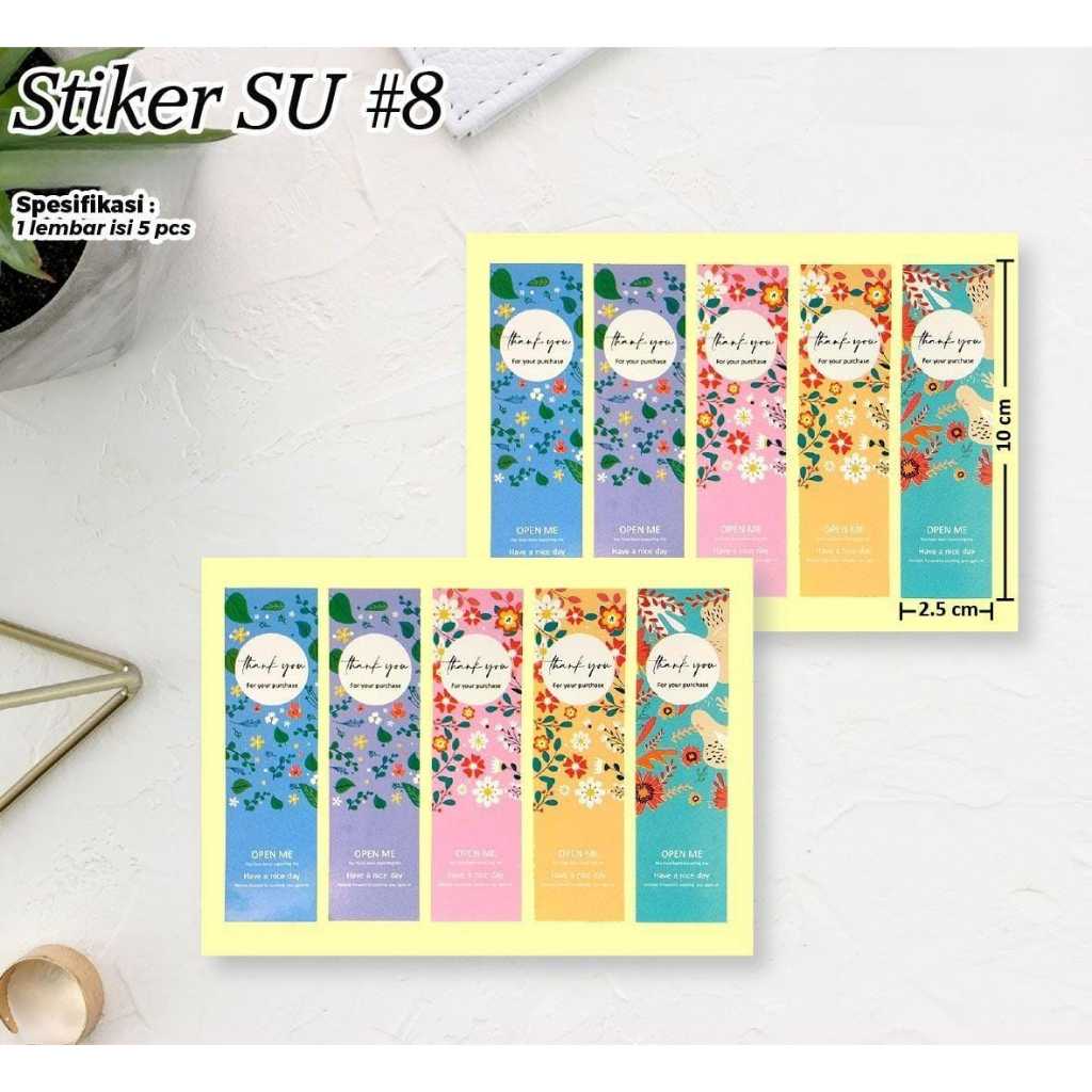 Jual Stiker SU 8| 9| 10| 11| 12| 13| 14| 15| Stiker Thank You| Stiker ...