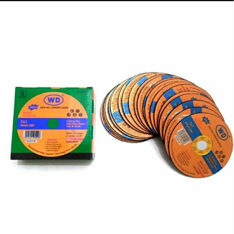 Jual BATU GERINDA POTONG BESI 4" WD / BATU POTONG GRINDA 4 INCH ...