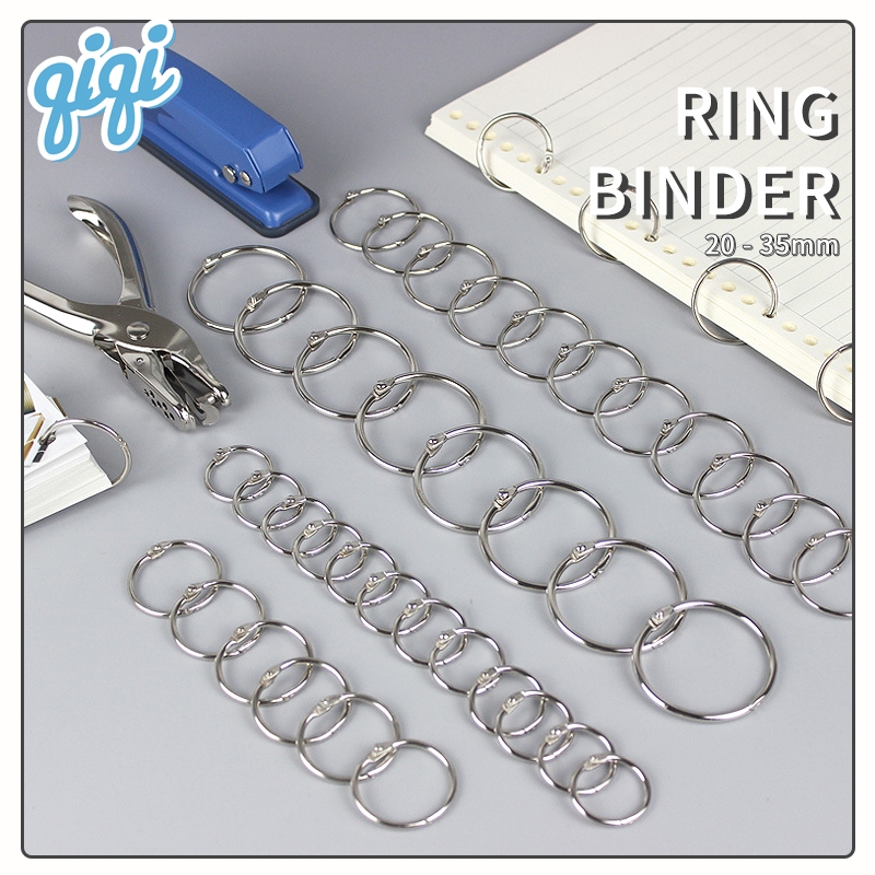 Jual Ring Binder 20-35mm/buku binder aesthetic/Ring buka tutup/ring ...