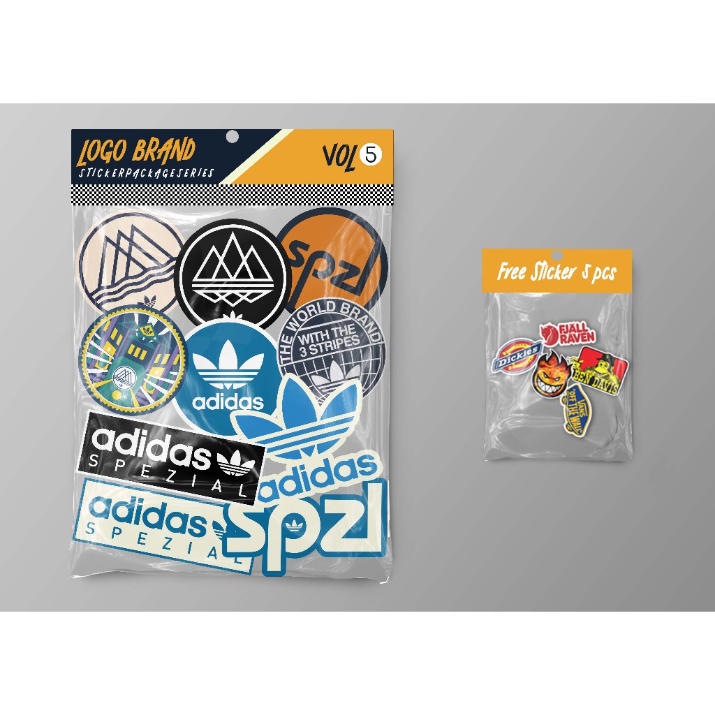 Jual STICKER PACK LOGO BRAND CASUAL - STICKER AESTHETIC, CASE HP, MOTOR ...