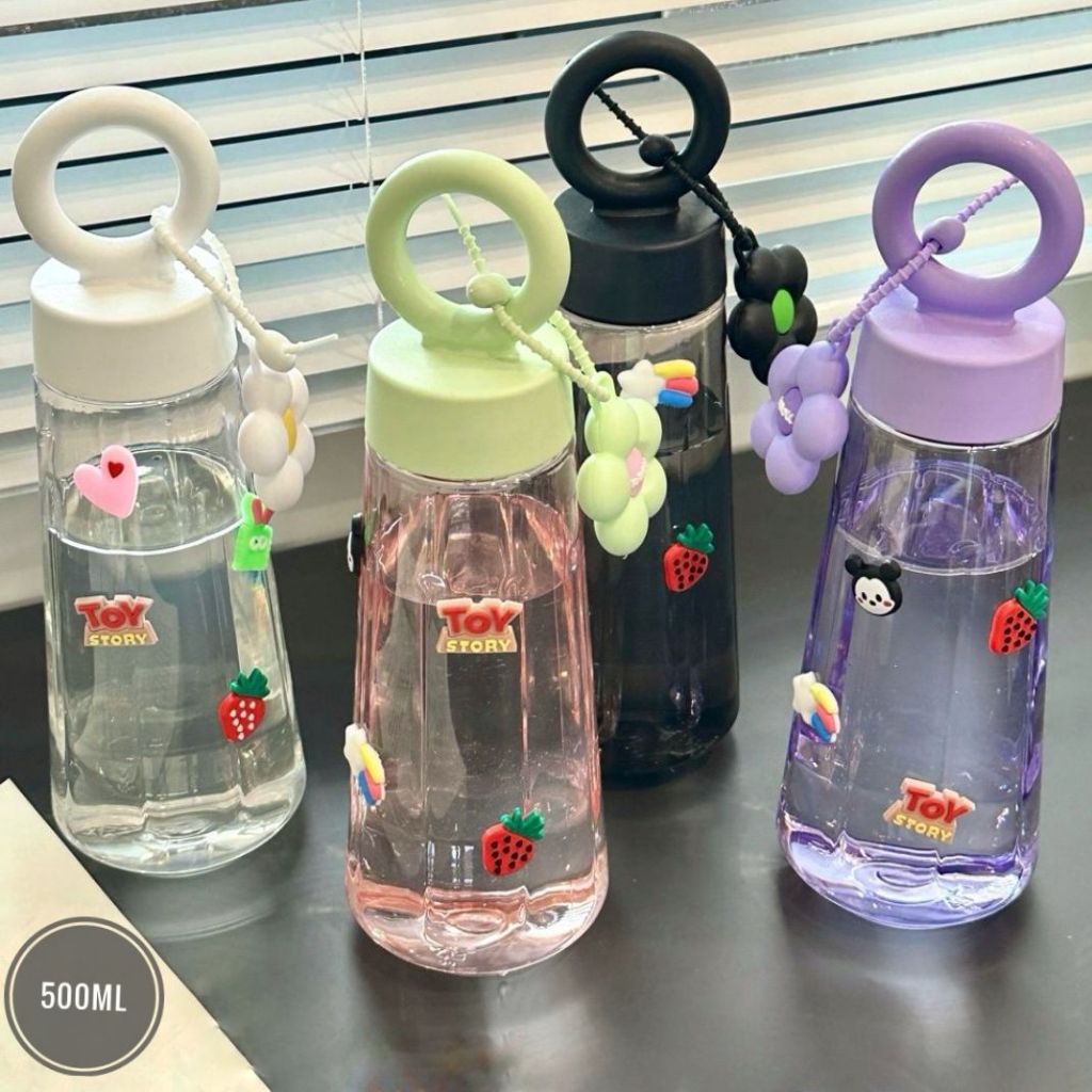 Jual SUNWAYSTORE - Botol Minum Flower 500ml Free 3D Sticker / Botol R ...