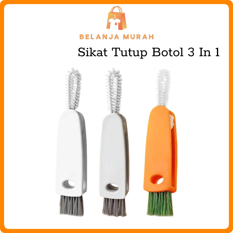 Jual BEM - SIKAT PEMBERSIH TUTUP BOTOL 3 IN 1 / SIKAT CUCI TUTUP BOTOL ...