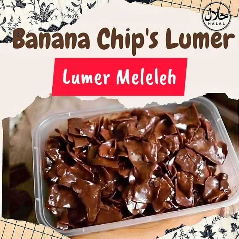 Jual Pisang Lumer Coklat Meleleh Kripik Pisang 150Gr Cruncy Lava Ukuran ...