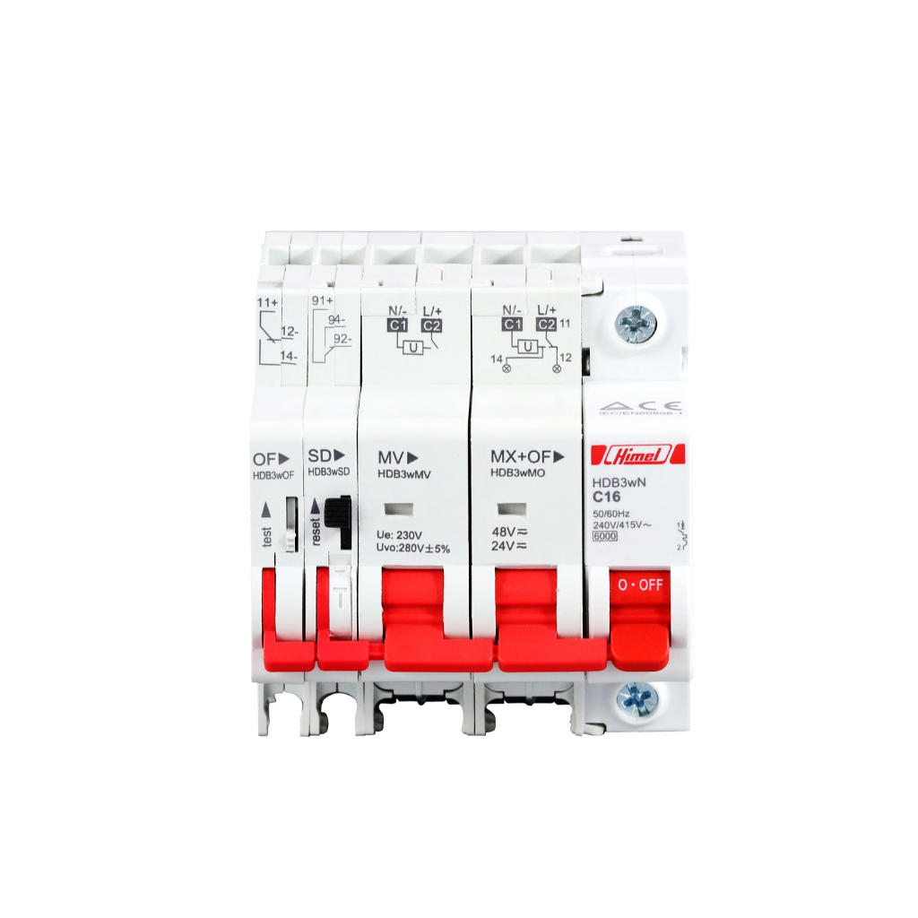 Jual HIMEL Shunt Release 130-415VAC untuk MCB HDB3 HDB3wMO220 | Shopee Indonesia