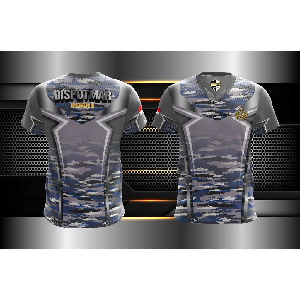 Jual BAJU KAOS JERSEY TNI AL - DISPOTMAR - KOARMADA II ( BISA CUSTOM ...
