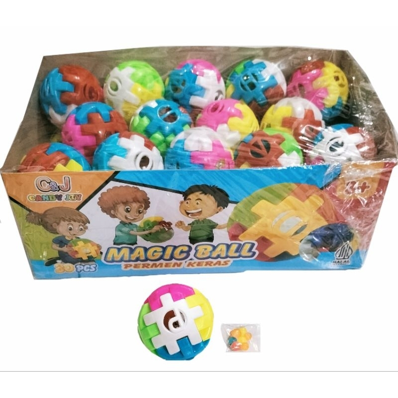 Jual Magic Ball Permen Keras Permen Bola Magic Ball isi 30pcs | Shopee ...