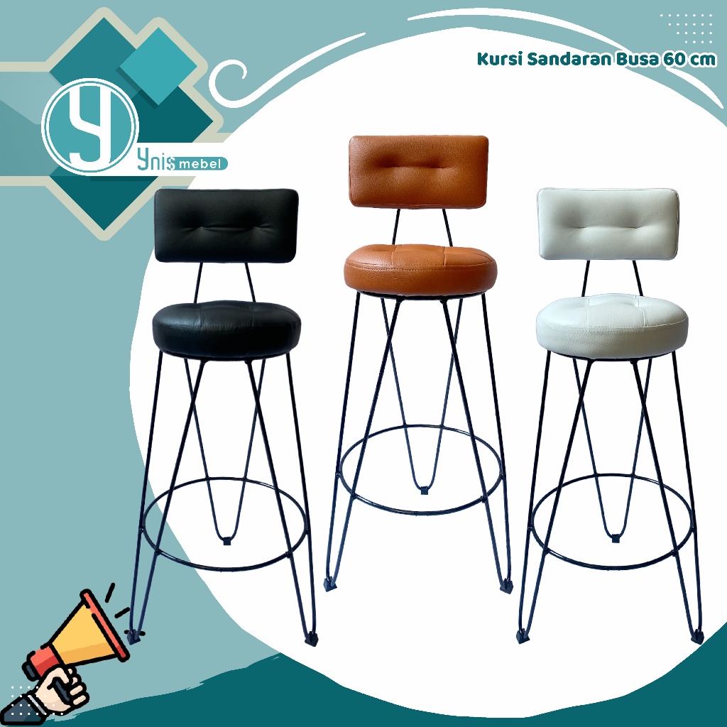 Jual kursi sandaran outdoor 60cm / 50cm / dudukan busa / sofa / kursi ...