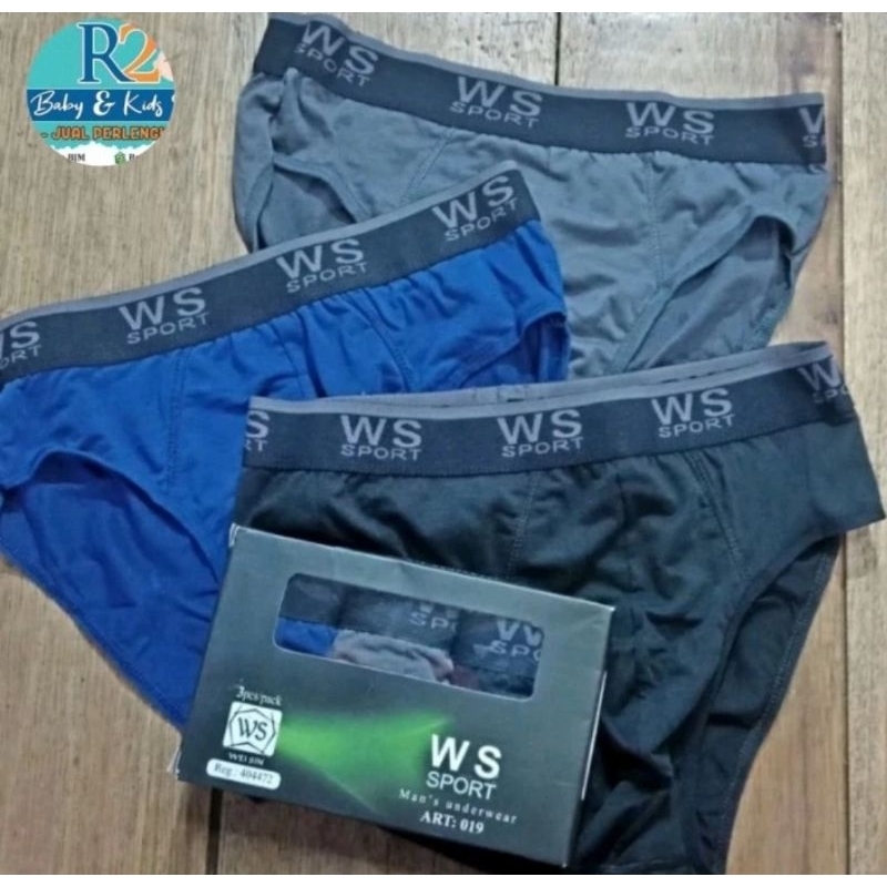 Jual Cd/ Celana Dalam Pria Wei Sin Hijau 1box isi (3pcs) | Shopee Indonesia