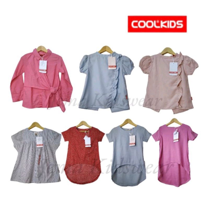 Jual Blouse Cool Kid5 1-12 TAHUN Baju Anak Perempuan Branded | Shopee ...