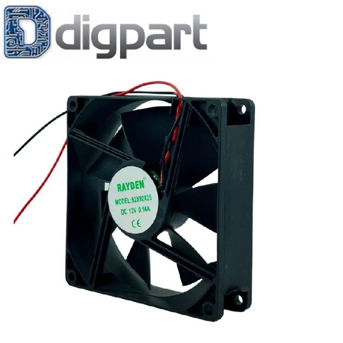 Jual Fan 9,2cm 12V DC BRUSHLESS FAN Kipas Pendingin 9.2x9.2 cm Fan 9225 Cooling Fan 92x92x25mm ...