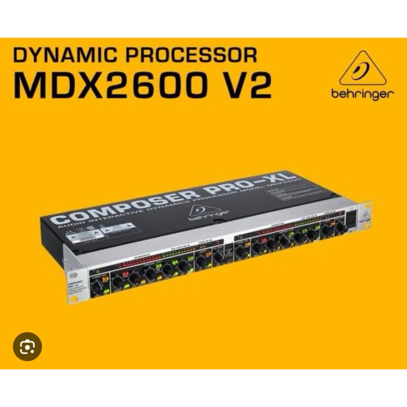 Jual Behringer MDX2600 V2 2 Channel Expander/Gate/Compressor/Peak ...