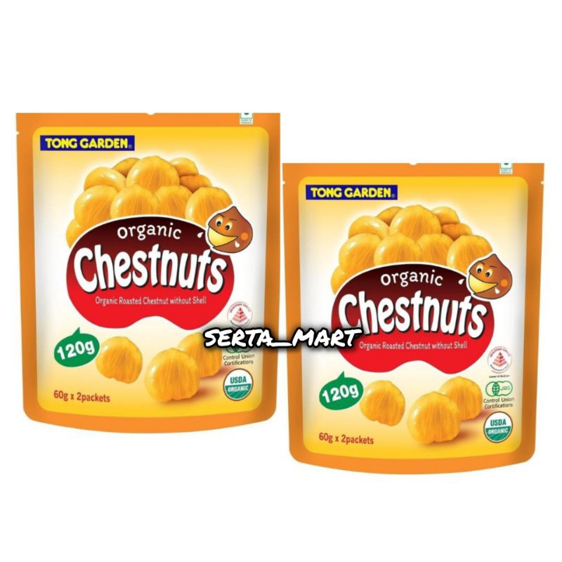 Jual Tong Garden Chestnuts 120gr - Organic Roasted Chestnut - Snack ...