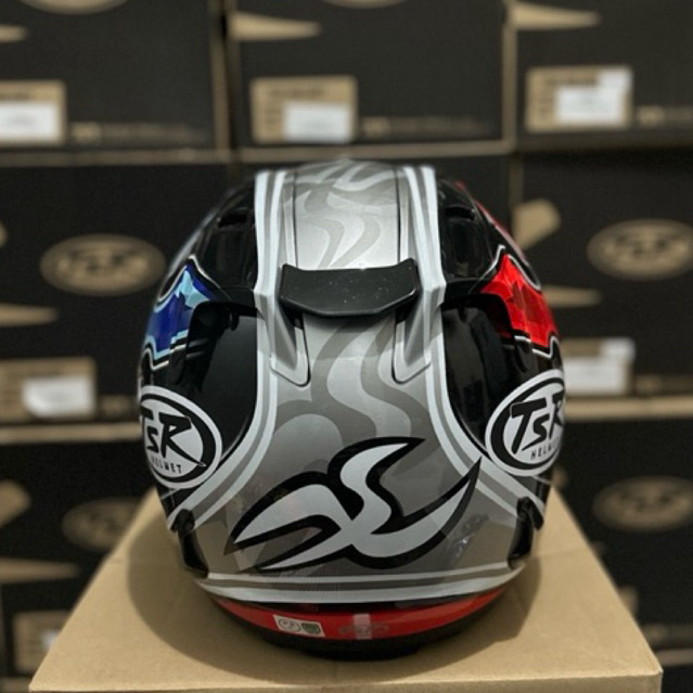 Jual HELM TSR RAM 4 NAKANO SILVER | Shopee Indonesia