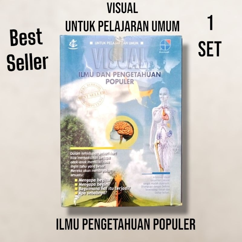 Jual 1 set buku visual ilmu dan pengetahuan populer untuk pelajar dan ...